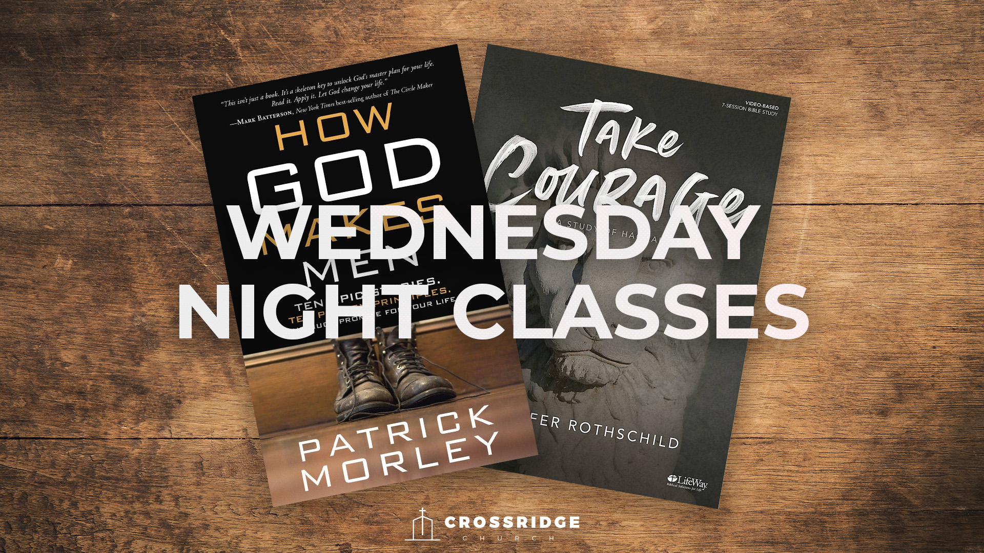 Wednesday Night Classes - Fall 24 - CrossRidge Church