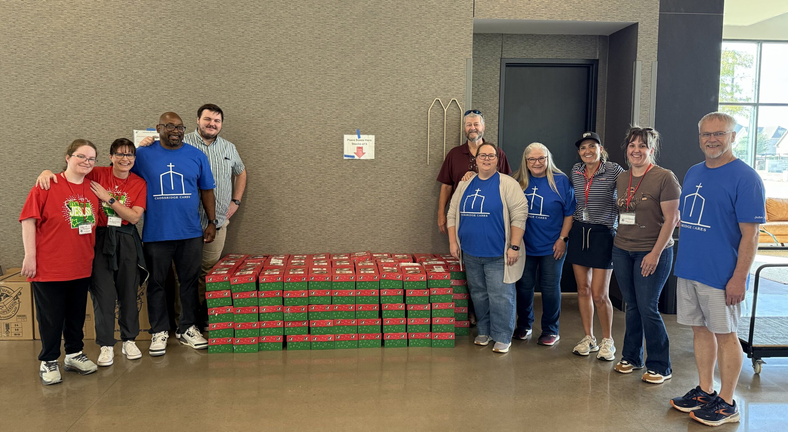 Delivering Festive Shoeboxes! - CrossRidge Church